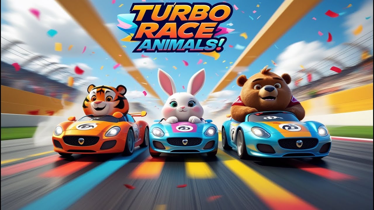 Turbo Race Animals: Supercharged Fun! 🚗🐾 | Berry Baby 🍓👶 - YouTube