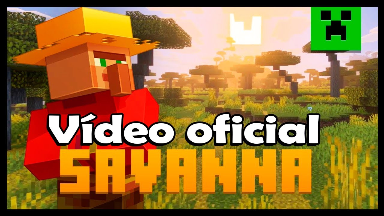 NOVO VÍDEO OFICIAL SOBRE A SAVANA SELVAGEM DO MINECRAFT! - YouTube