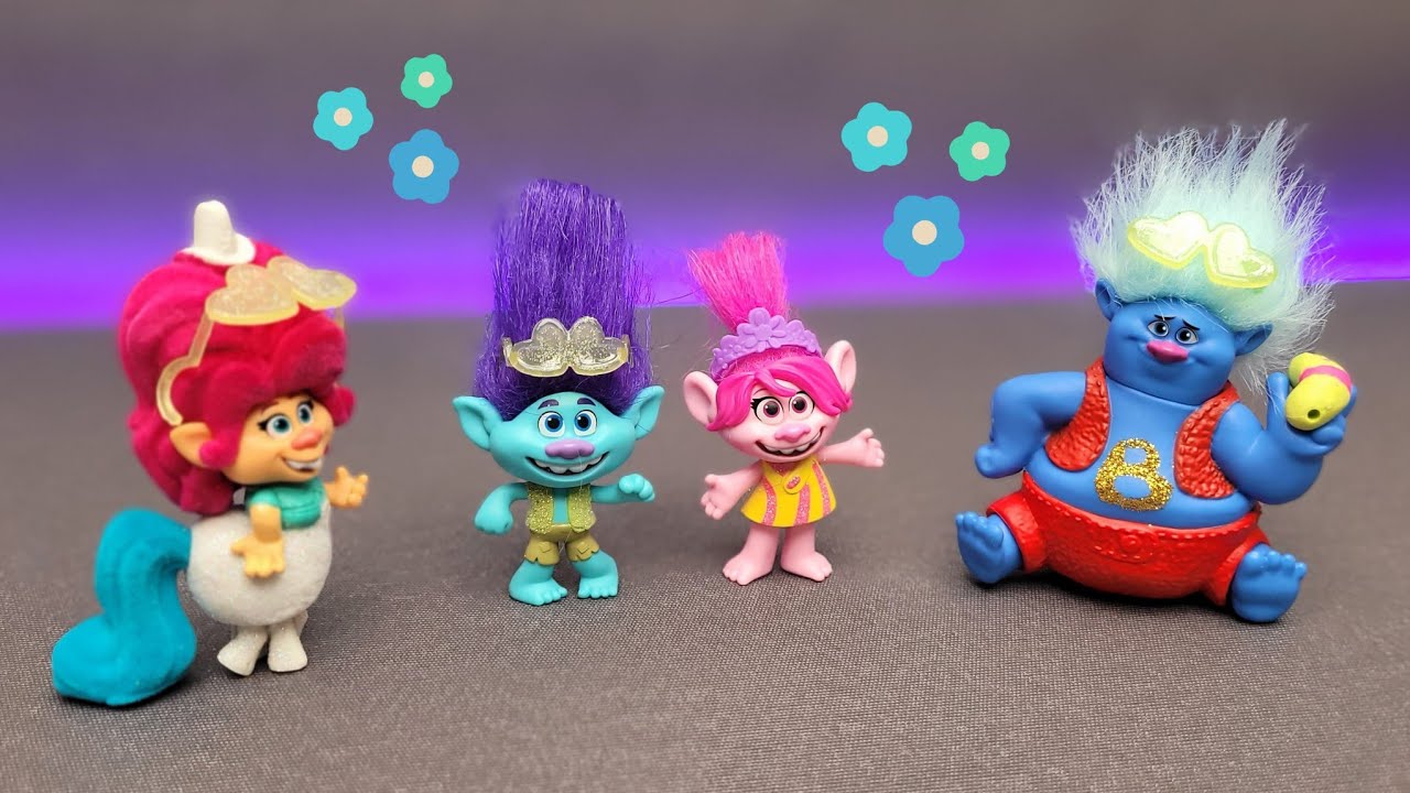 6 Minutes satisfying unboxing with Hello kitty lovely / TROLLS WORLD ...