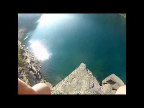 60+Foot Montana Cliff Jump! - YouTube