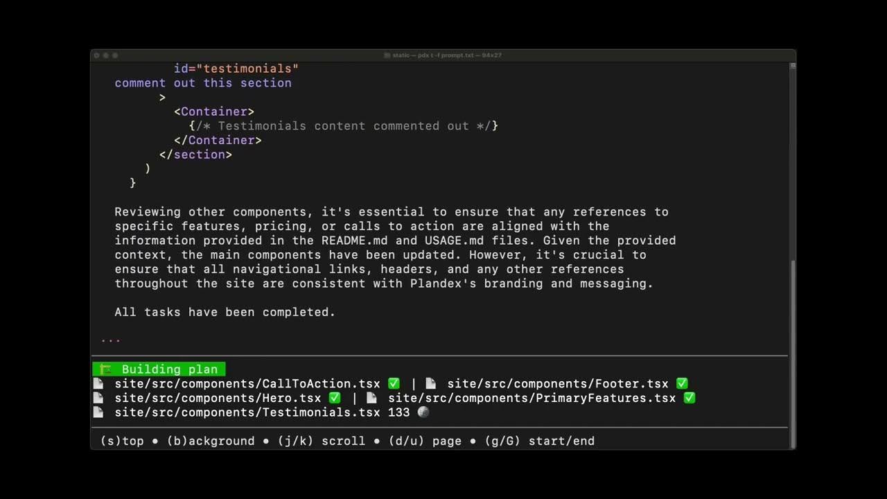 Plandex - an AI coding engine for complex tasks - YouTube