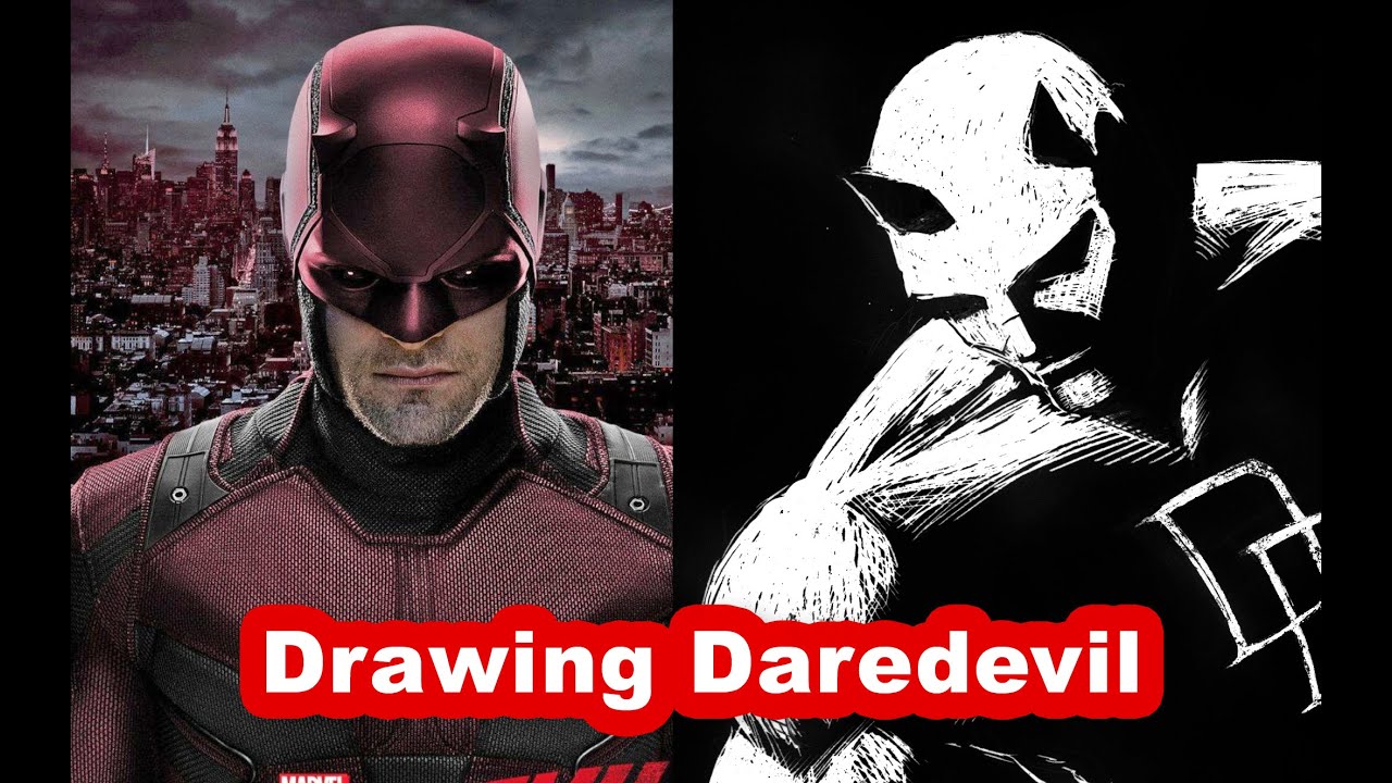 Drawing Daredevil - YouTube