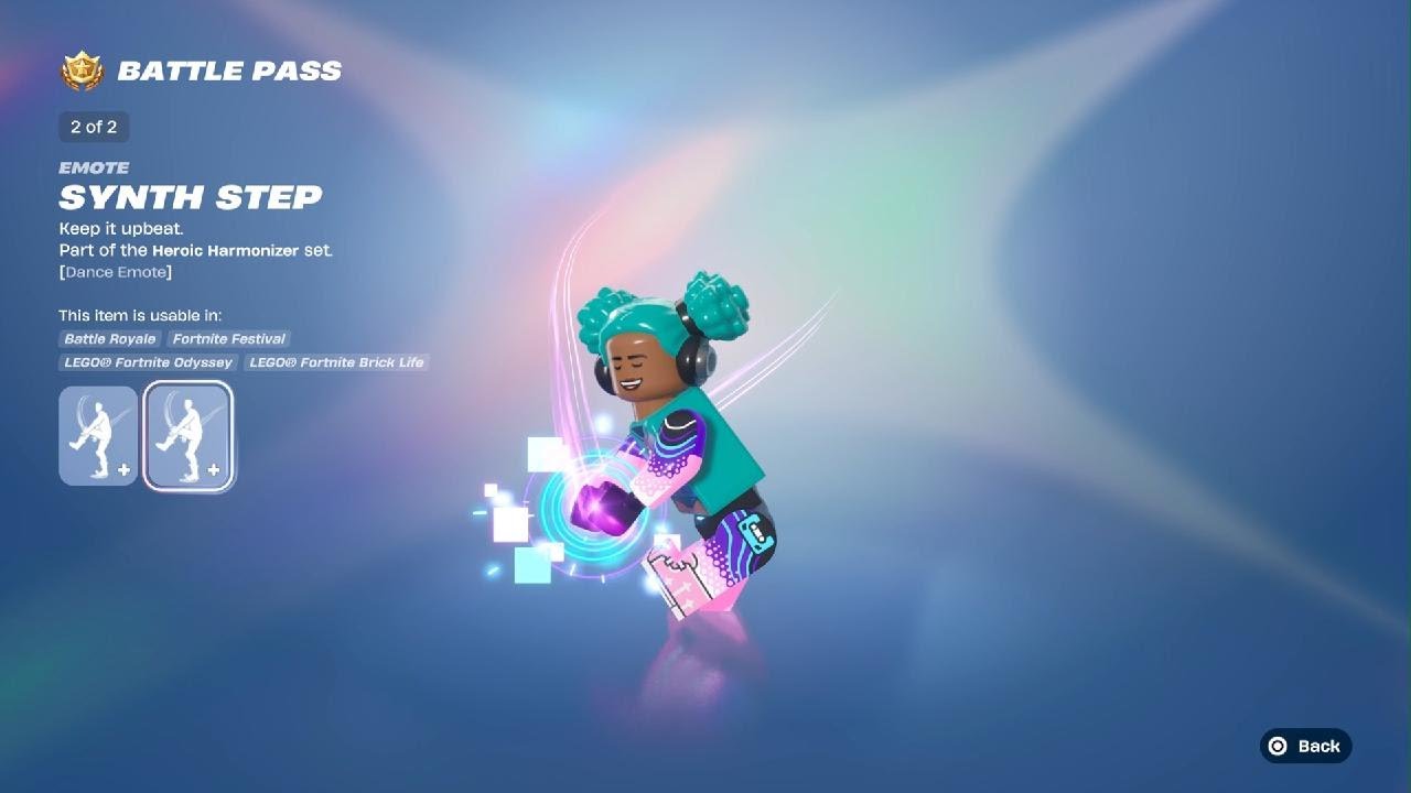 Lego versions of the emotes in pass - YouTube