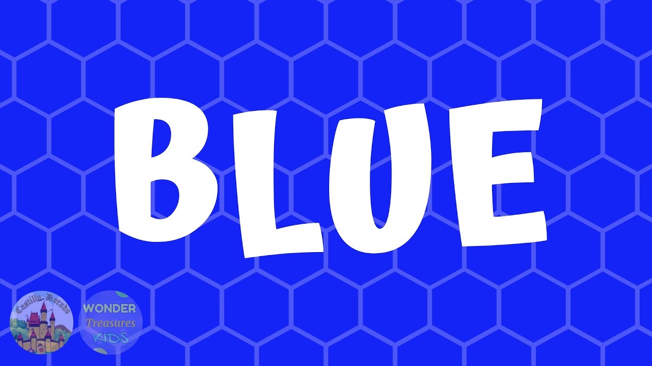 (Easiest and Most Succesful Method ) BLUE COLOR FOR KIDS | SIMPLE AND ...