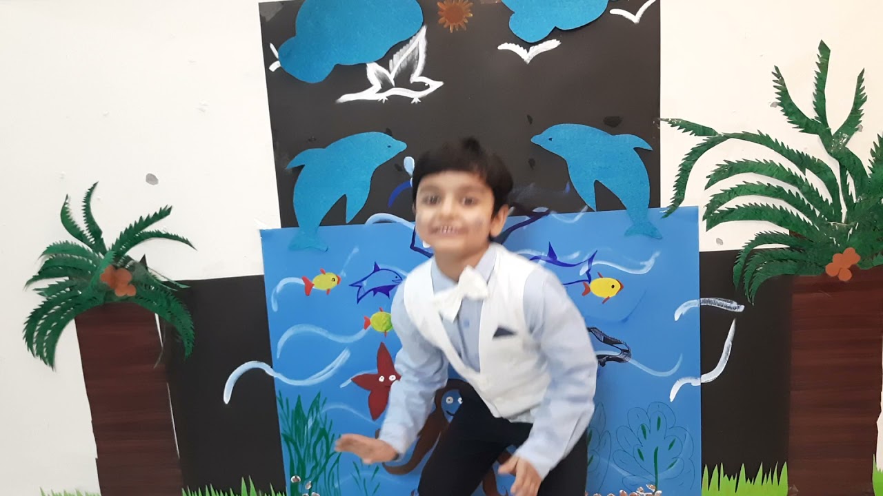 English rhyme recitation | sea animals | rhyme recitation competition ...