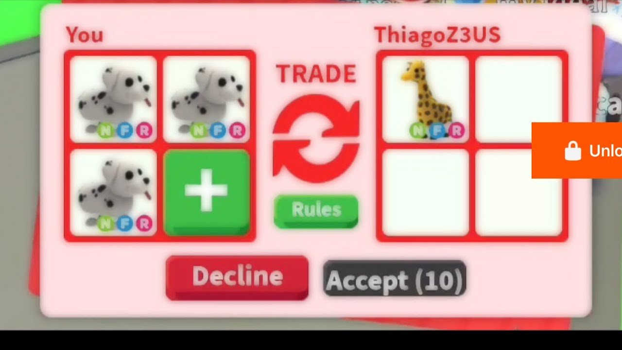 Seeing what will people trade for 3 neon Dalmatians in adopt me Roblox ...