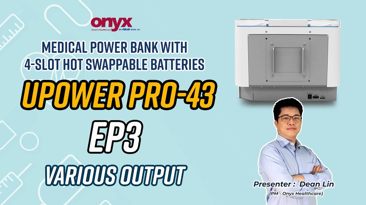 Medical Power Bank with 4-Slot Hot Swappable Batteries [ UPower-Pro43 ...