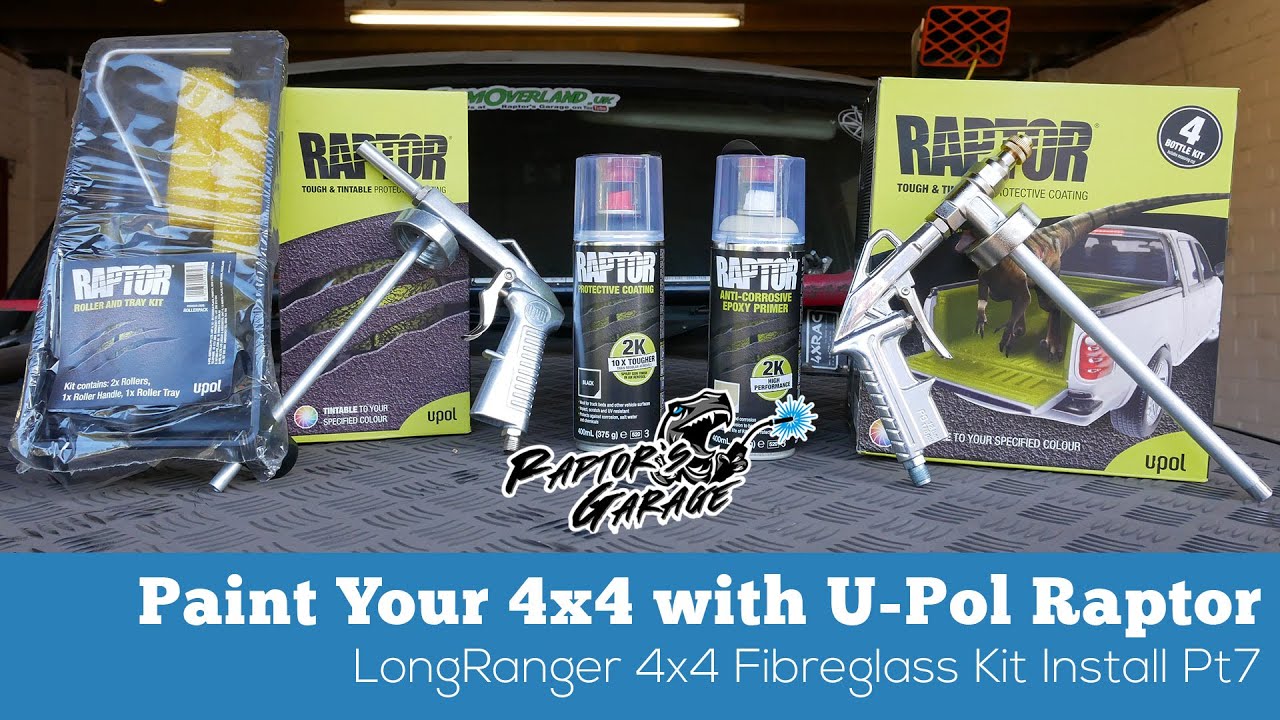 Raptor Painting a LongRanger Fibreglass Kit Discovery 1 Pt7 - Raptor's ...