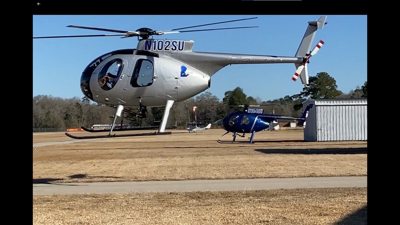 MD 500 Start up and take off - YouTube