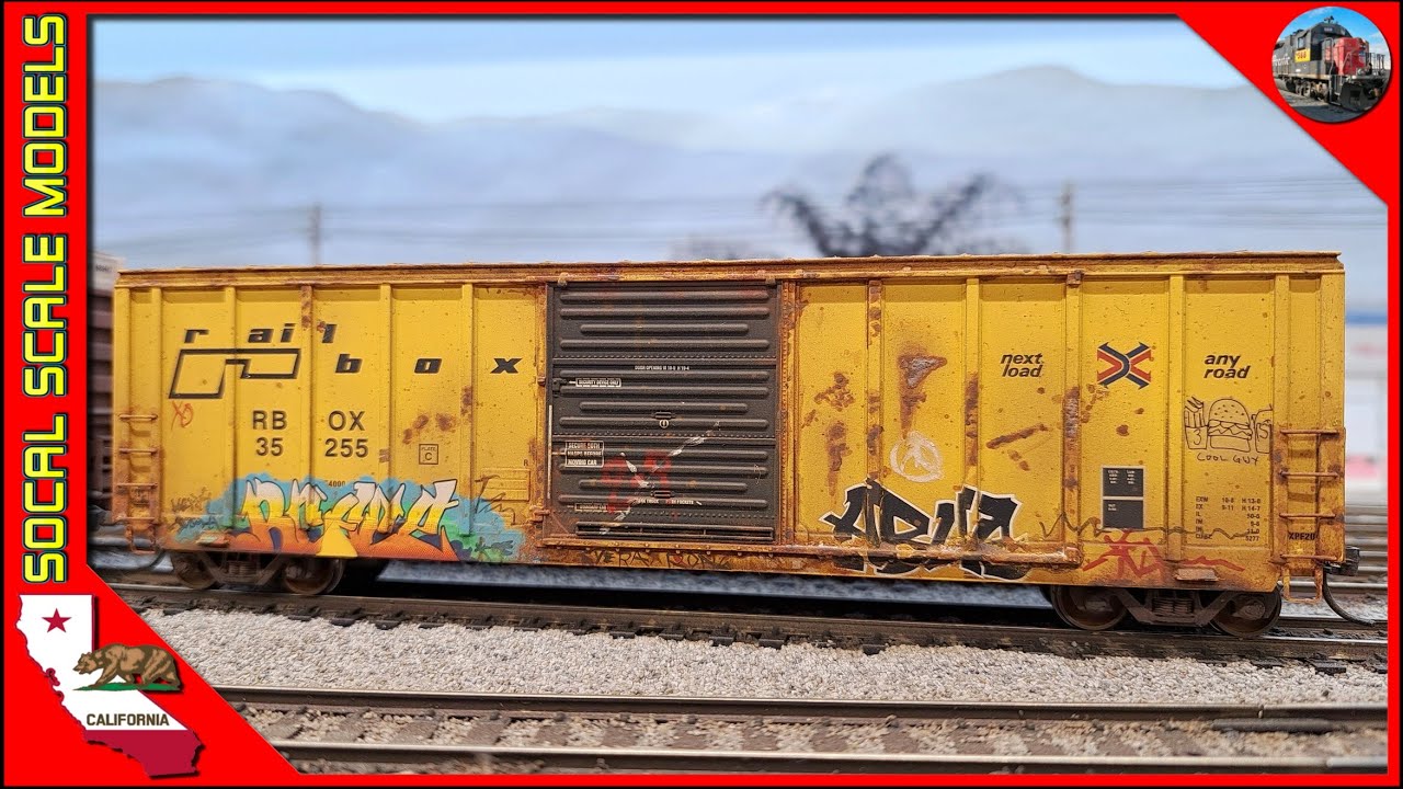 RERUN | How I Do It | Weathering a Yellow Boxcar - YouTube