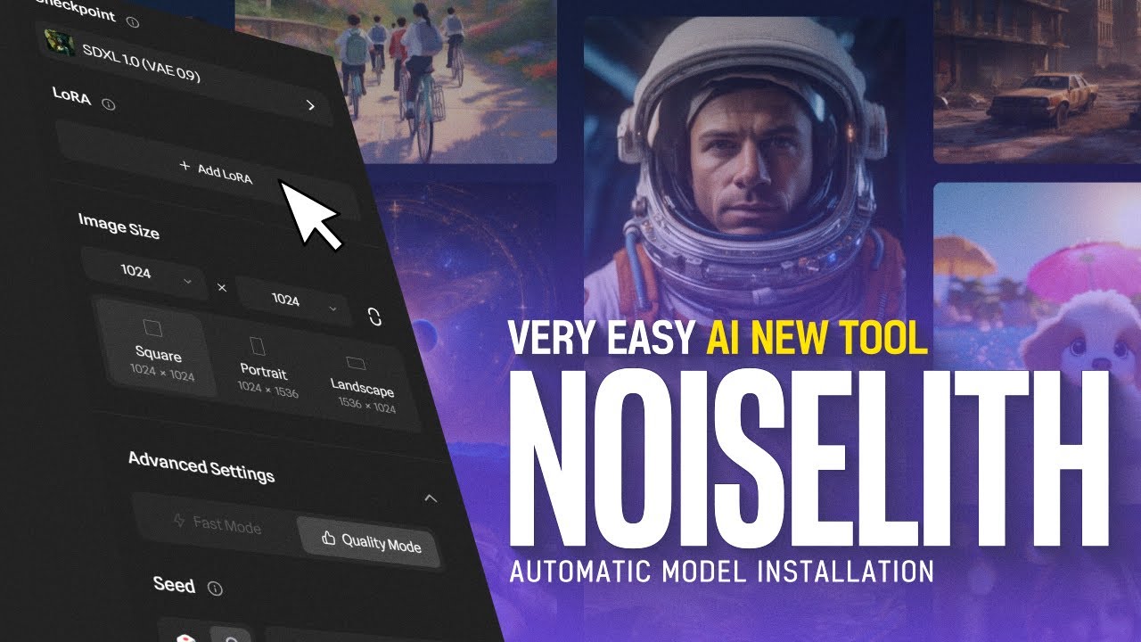 Very Easy New Ai Tool Noiselith introduce Tutorial - YouTube