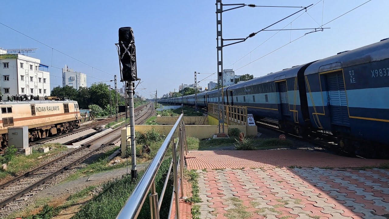 Railroad Crossing Clash | Express Train vs Logistics Wagon | Train ...