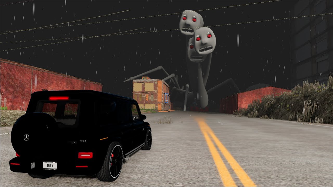Mercedes Benz-G vs vs TRIPLE SCARY THOMAS EXE – BeamNG.Drive - YouTube