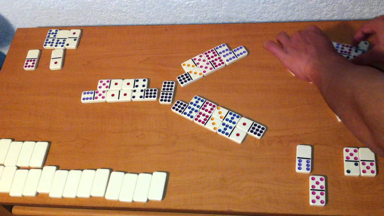 Tutorial para jugar domino cubano o domino doble 9 (Forma 7) - YouTube