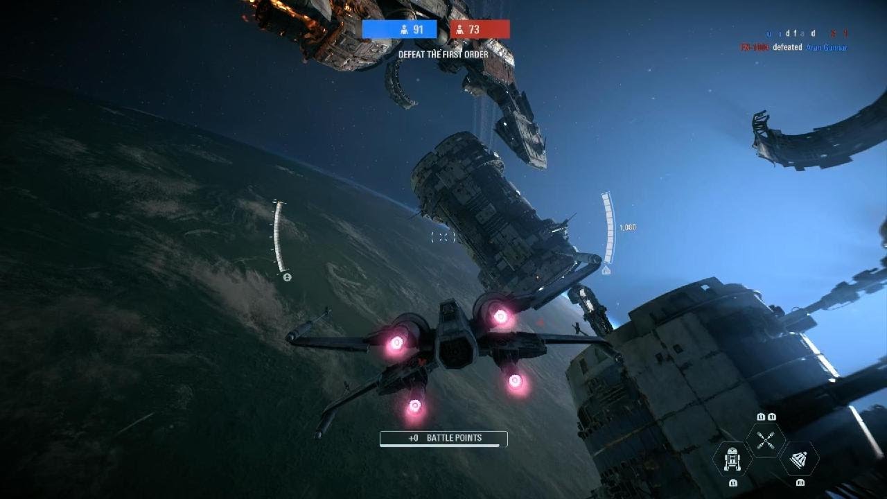 STAR WARS Battlefront II: all RESISTANCE Starfighters - YouTube