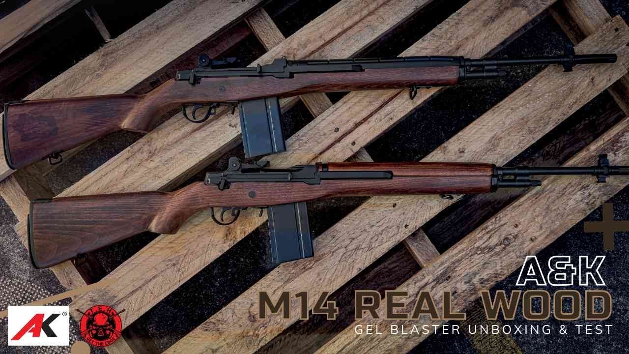 Is This the Most Realistic Gel Blaster Yet? The A&K M14 AEG Unboxing ...