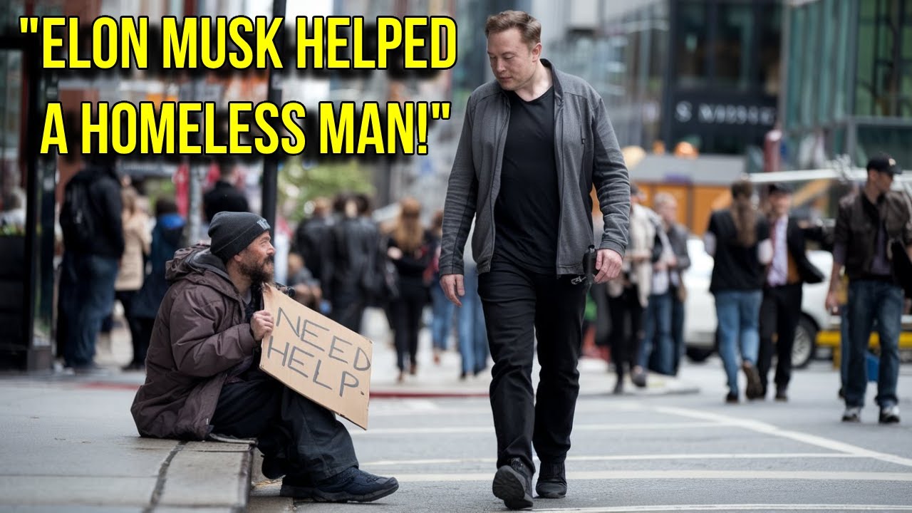 Elon Musk Does the UNTHINKABLE for a Homeless Man – You Won’t Believe ...