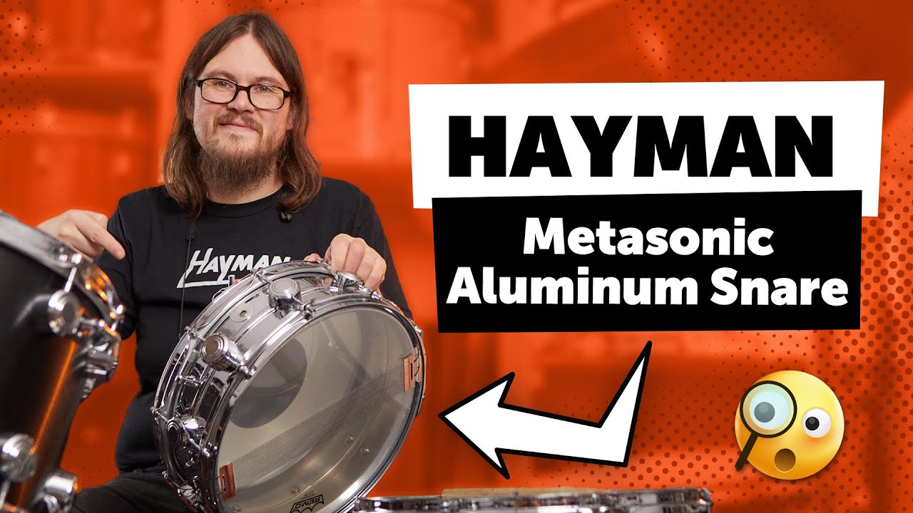 Hayman | Metasonic Aluminum Snare - The Better Supraphonic? - YouTube
