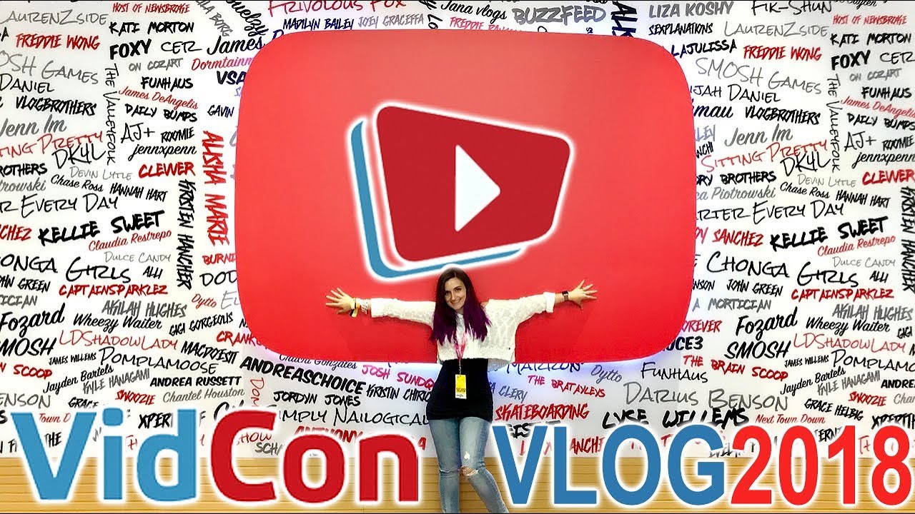 MY FIRST VIDCON EXPERIENCE (VidCon 2018 Vlog) - YouTube