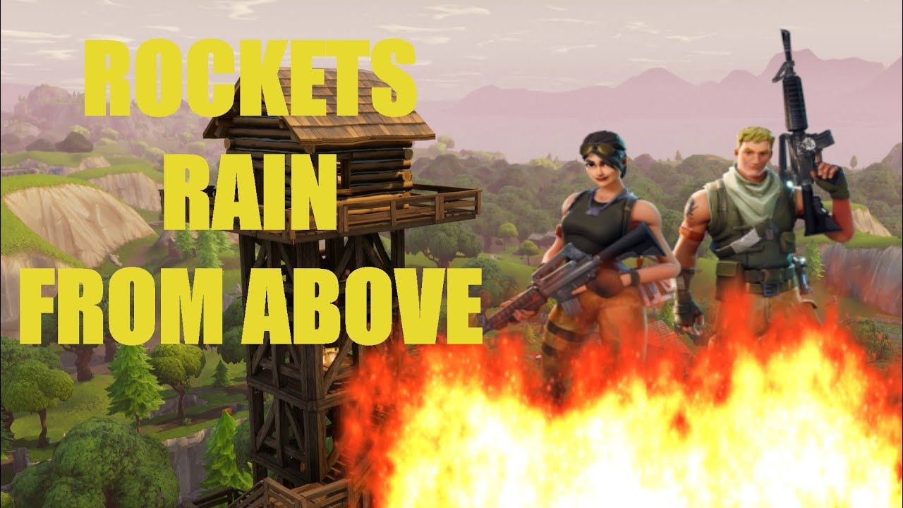ROCKETS RAIN FROM ABOVE [Fortnite battle royale] - YouTube