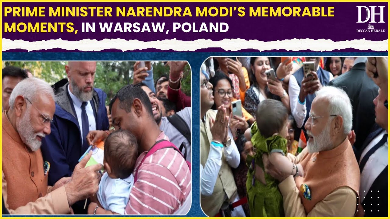PM Modi Poland visit: Narendra Modi’s memorable moments in Warsaw - YouTube