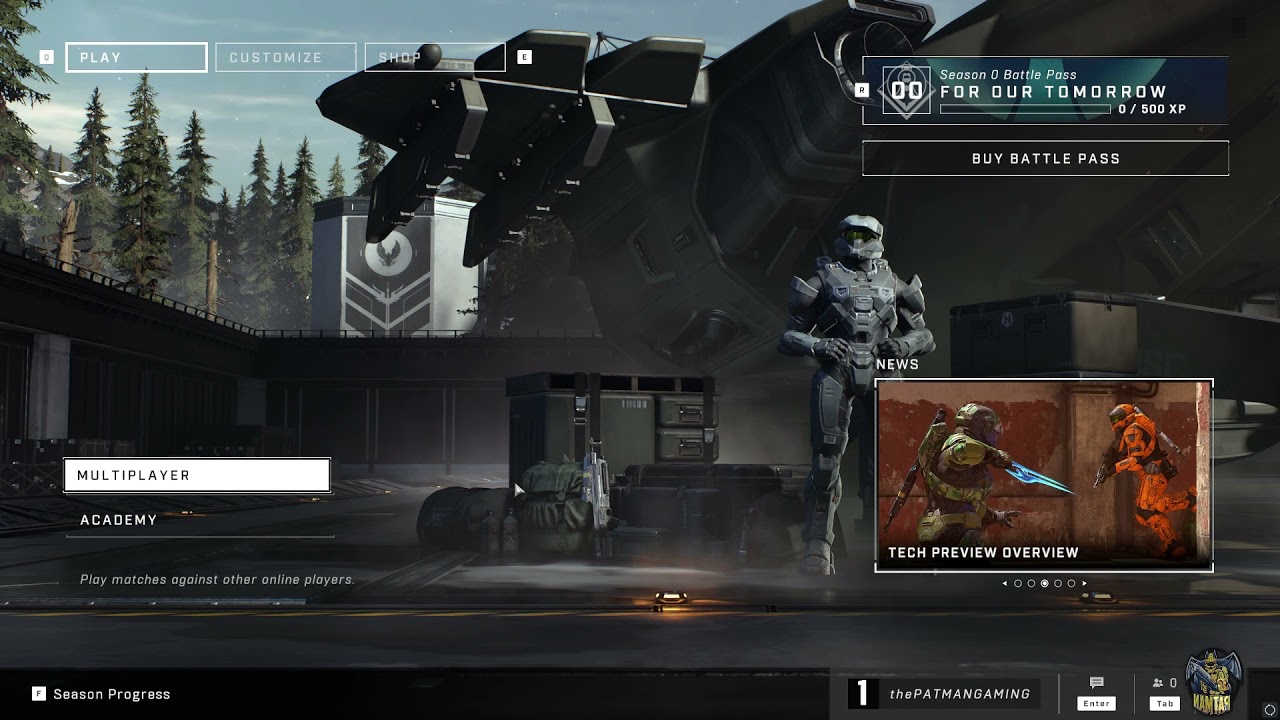 Halo Infinite Technical Test OST - Main Menu - YouTube