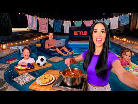 ¡VIVIMOS DENTRO DE NUESTRA PISCINA POR 24 HORAS!