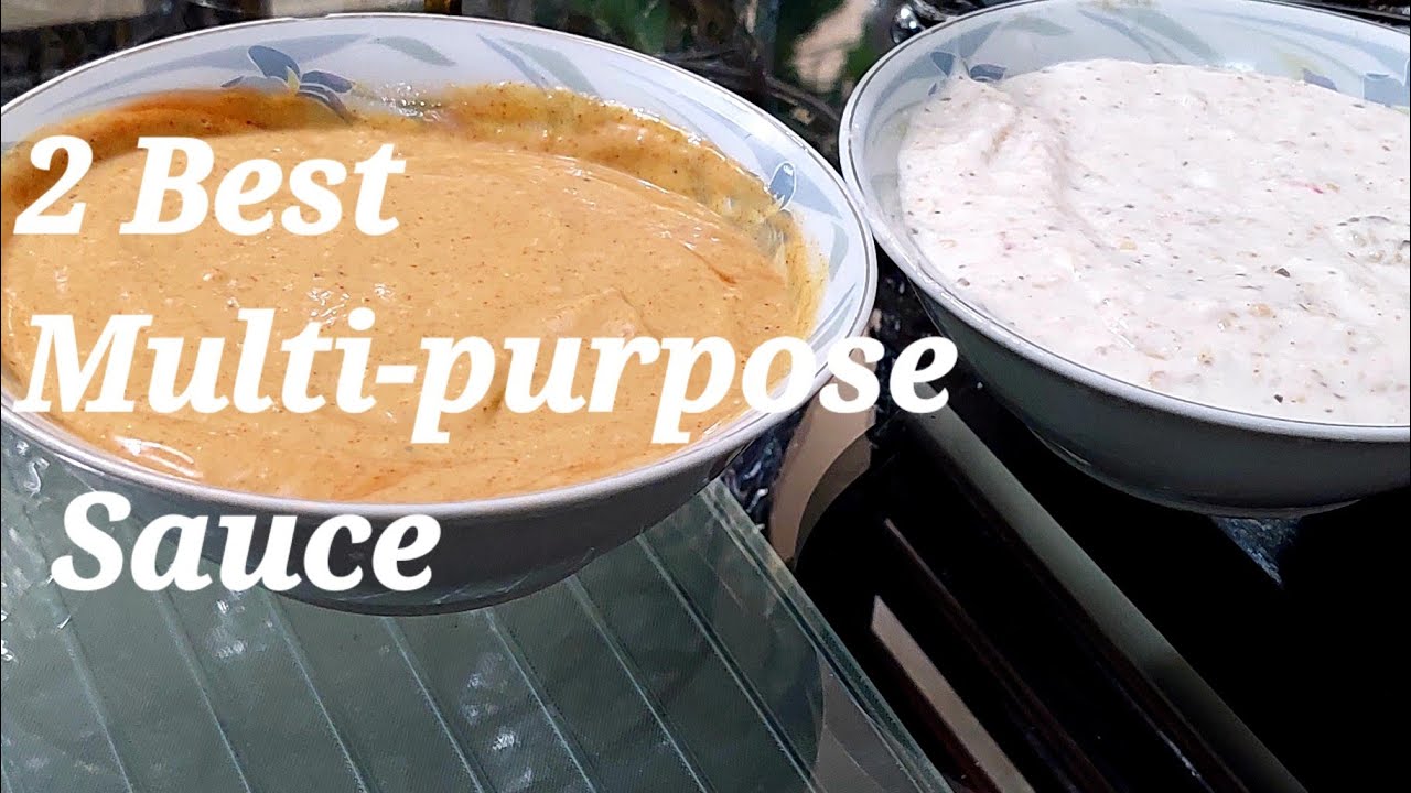 2 Best Multi-purpose Sauce recipe | Use in Burgers, Shawarma ...