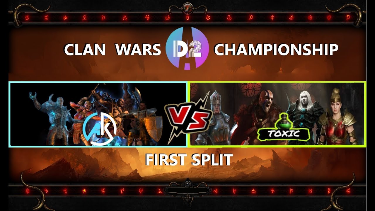 D2R PvP - D2 Arena Clan Wars - aK vs toXic - YouTube