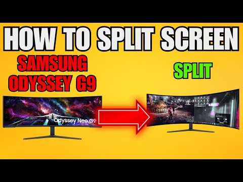 How To Split Screen Samsung Odyssey G9 (2025) - Step by Step