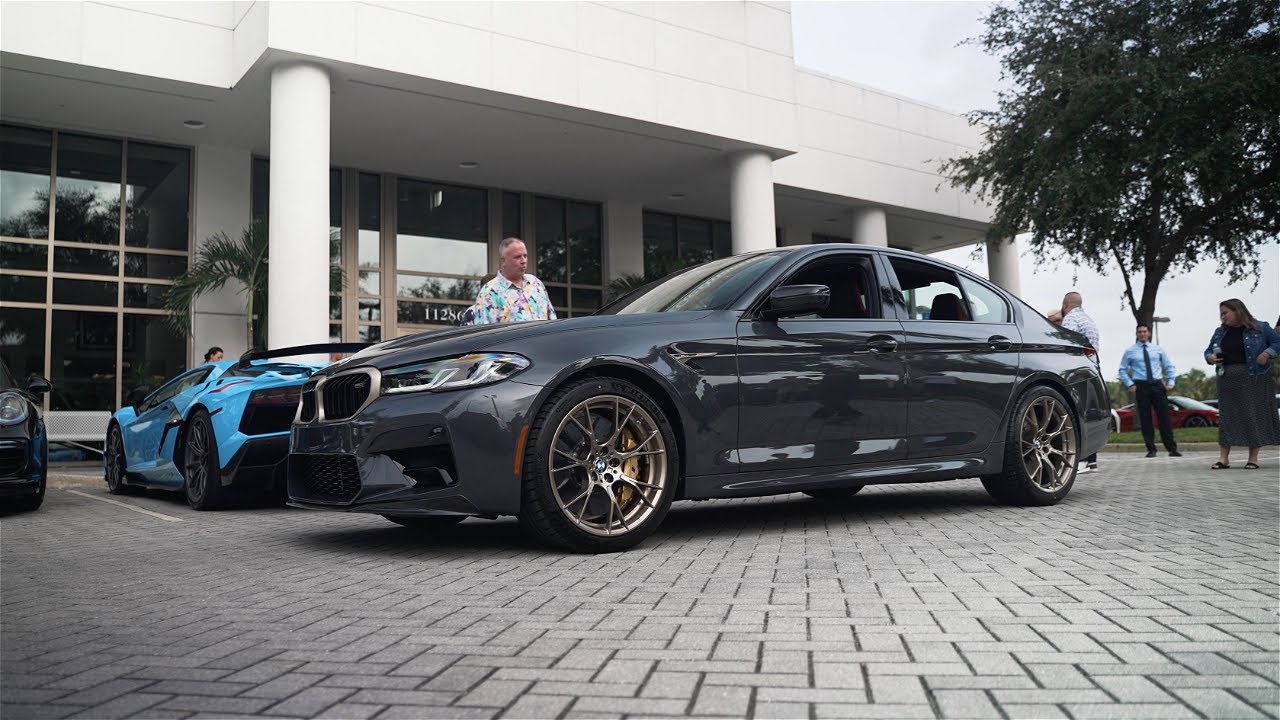 PICKING UP A BRAND NEW BMW M5CS! | 4K | - YouTube