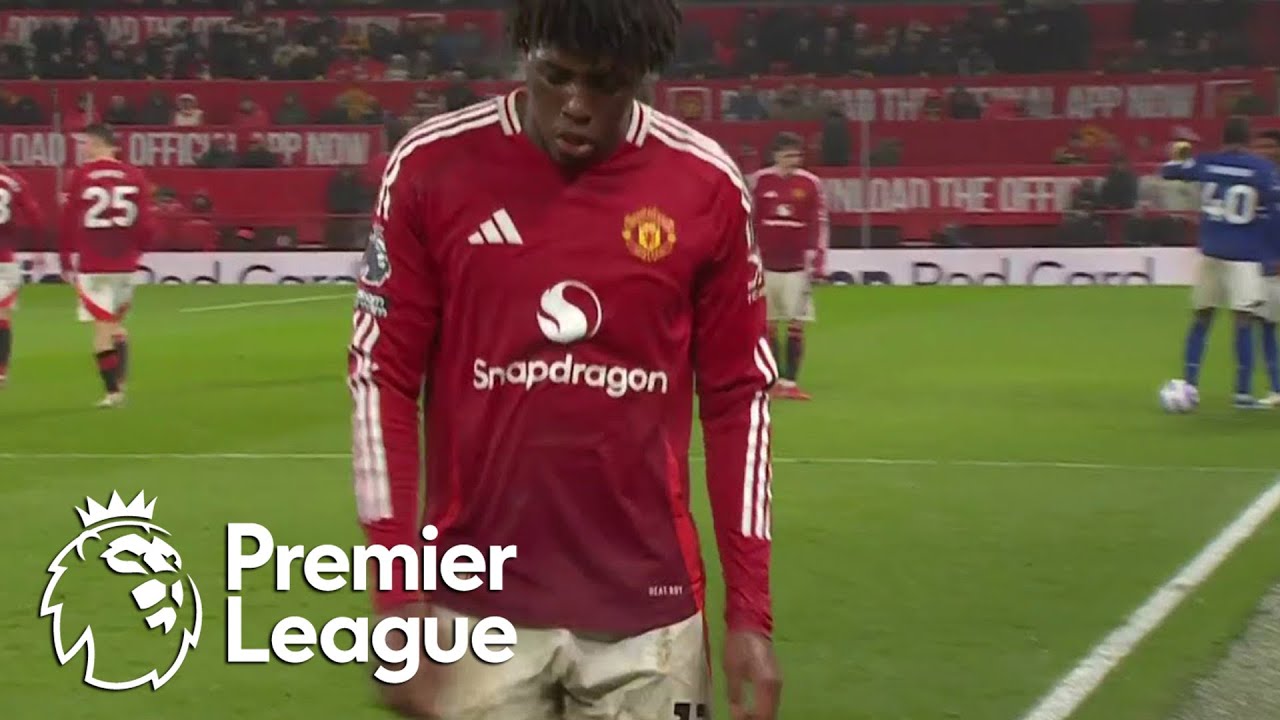 Patrick Dorgu gets sent off for dangerous tackle against Ipswich Town ...