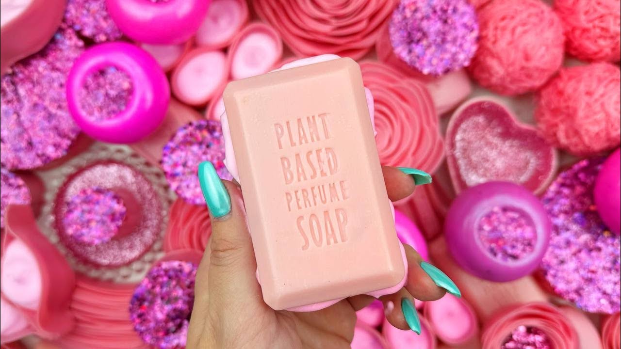 [ASMR]Compilation set★ASMR SOAP★Crushing soap★Cutting soap cubes★FOAM ...