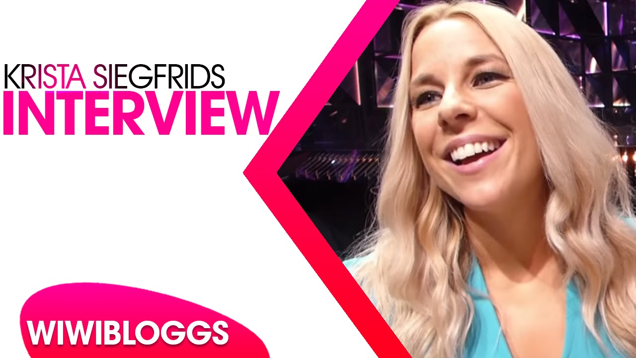 Krista Siegfrids “Faller” @ Melodifestivalen rehearsal – Interview ...