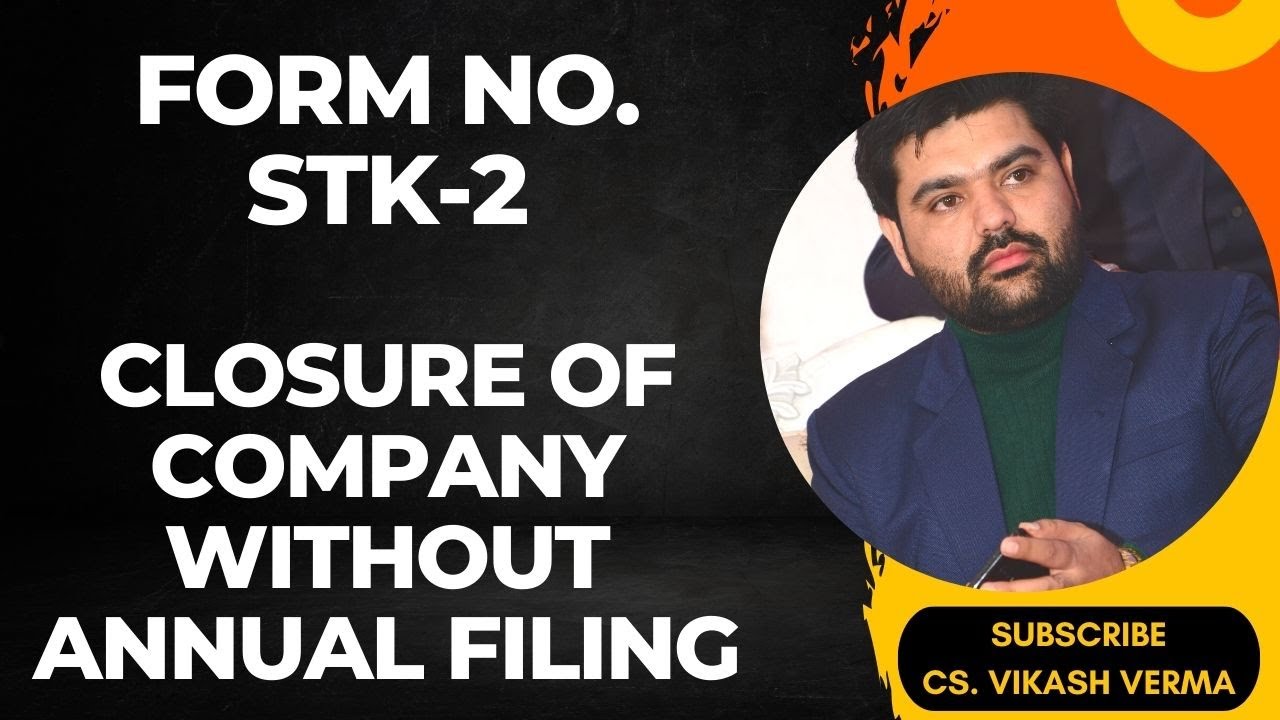 How to file Form STK-2 in MCA Version 3 | Annual filing is mandatory ...
