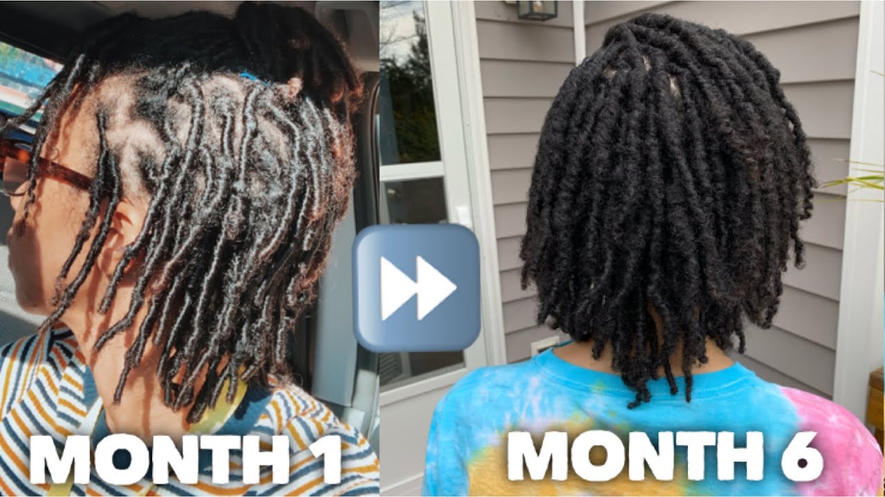 6 Month Visual Loc Journey! | Lots of Pictures And Videos! | Comb Coil ...