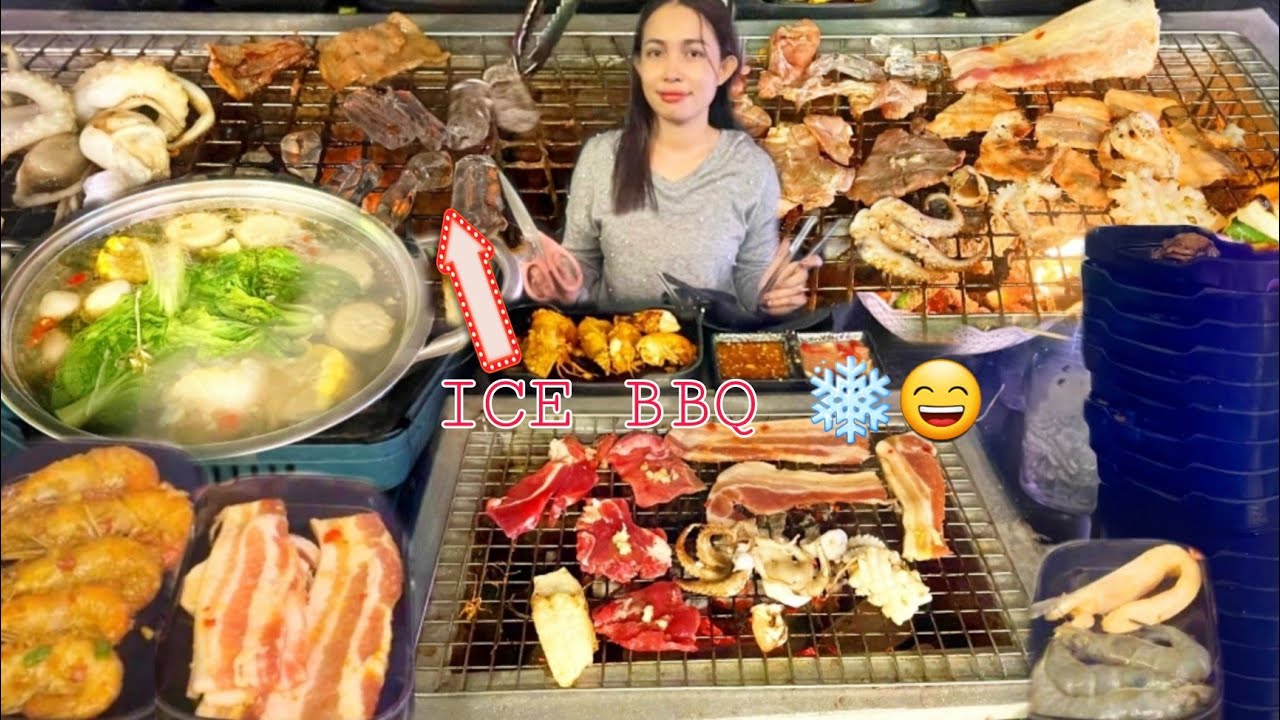#mukbang #buffet Buffet Charcoal BBQ / Soup / All You Can Eat The Best ...