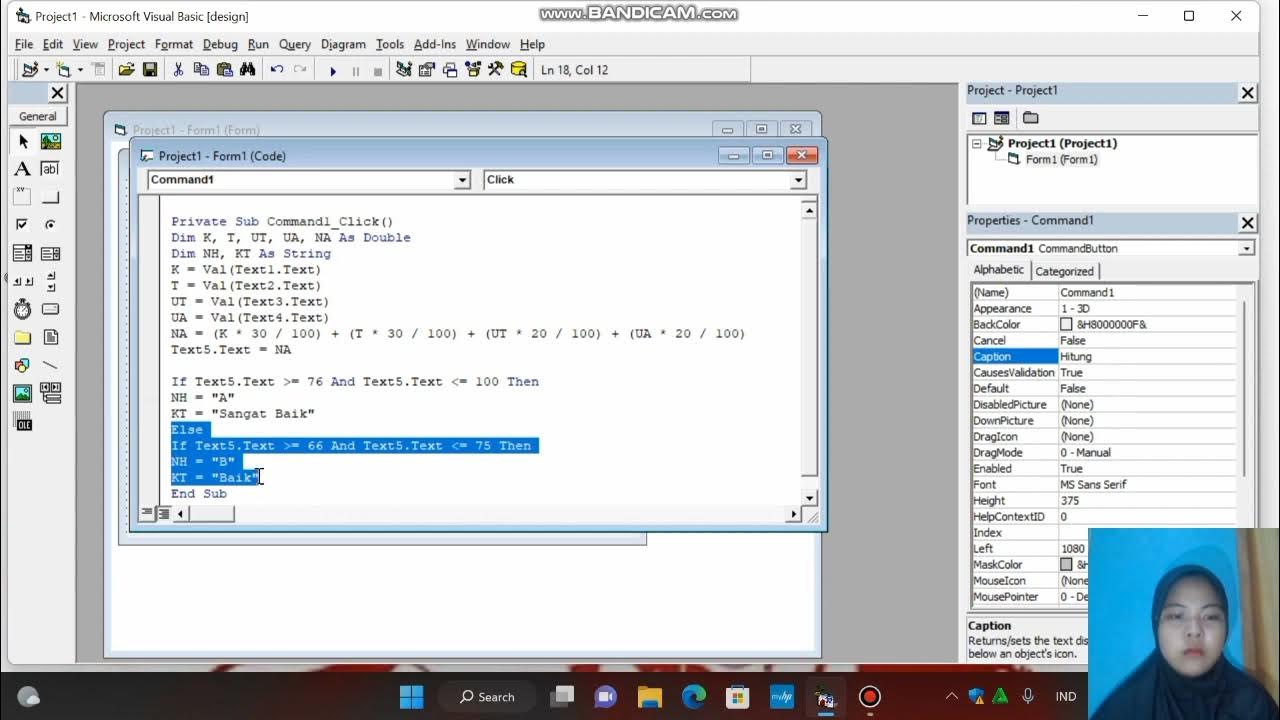 Tugas Pemr. Visual Basic - YouTube