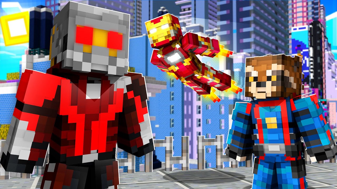 Guardians of the Galaxy 3 in Fisk's Superheroes Minecraft Mod! - YouTube