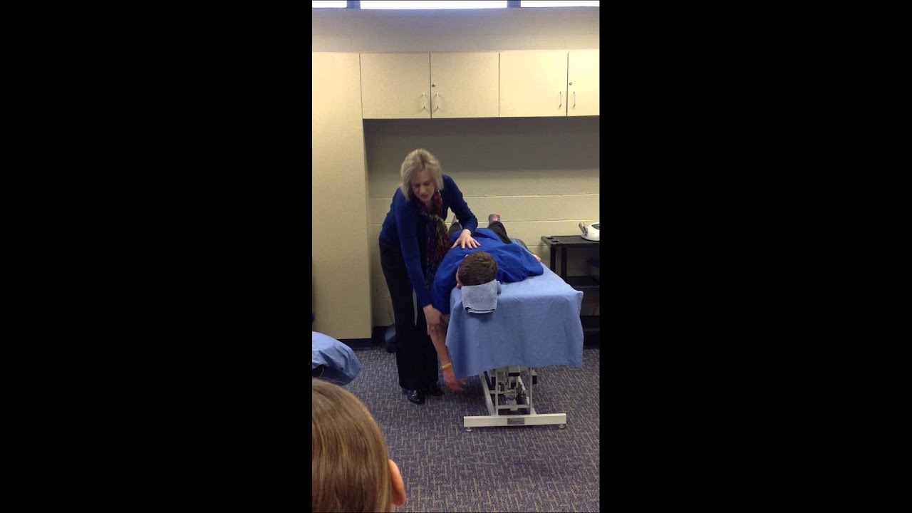 MMT - scapular retraction - YouTube