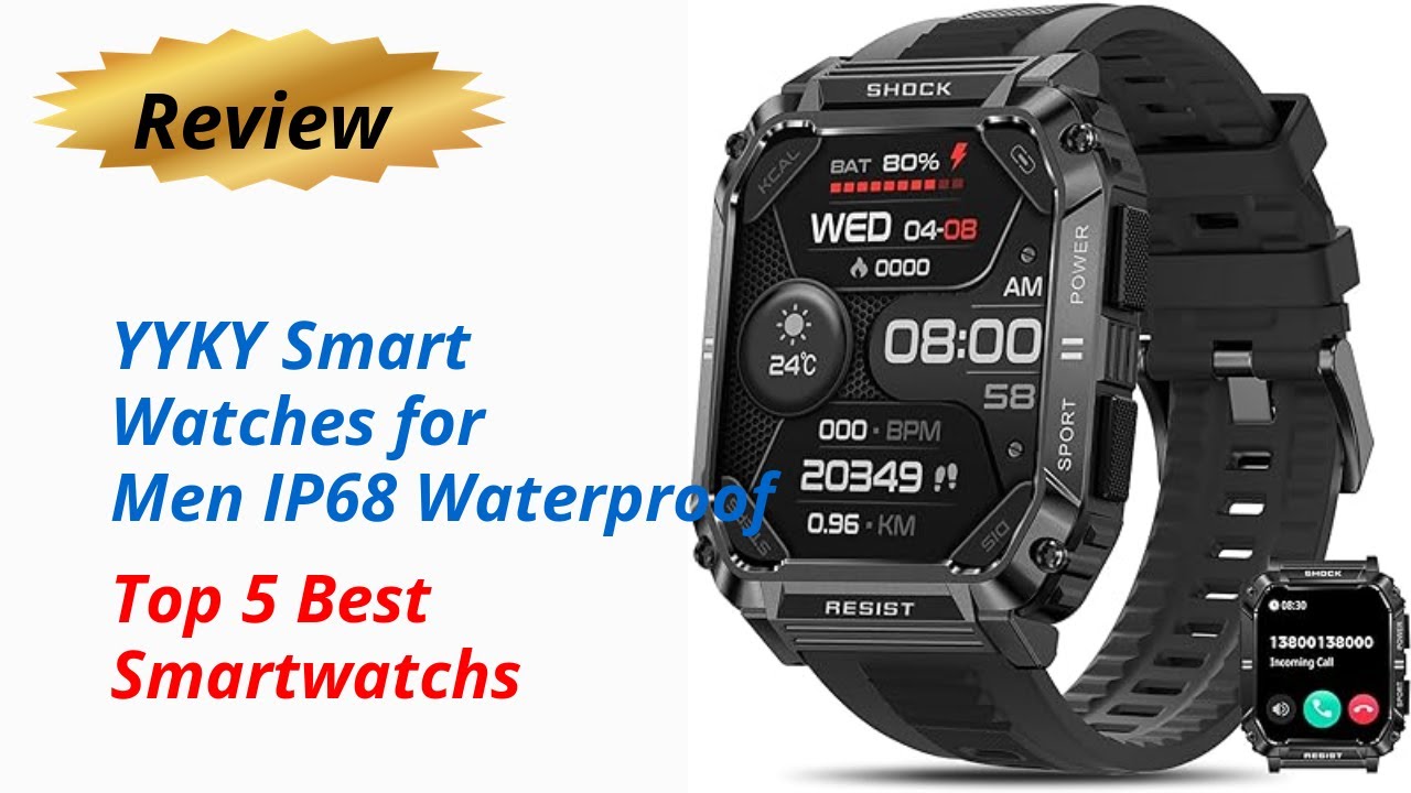 Review YYKY Smart Watches for Men IP68 Waterproof - Top 5 Best ...