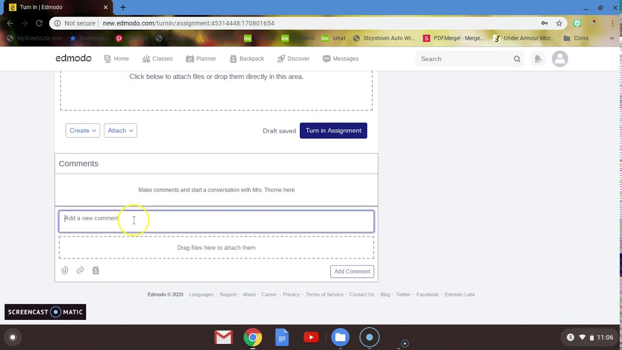 Edmodo Assignment - YouTube