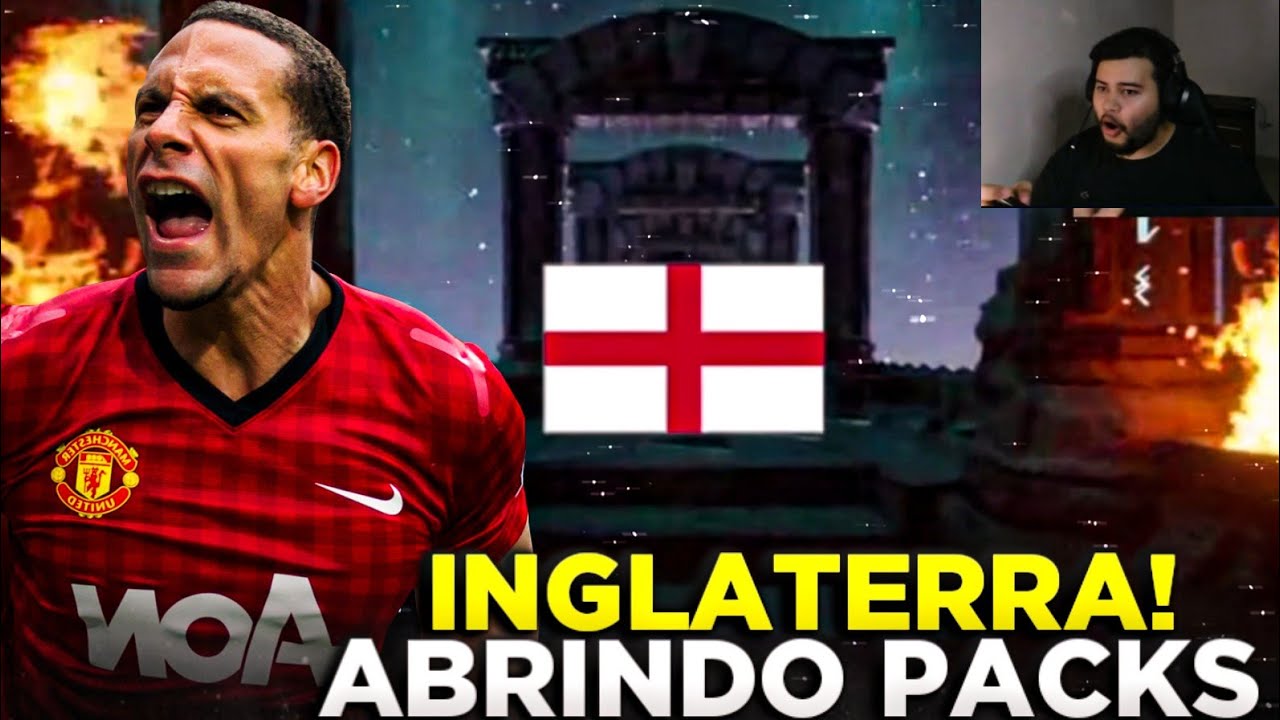 É INGLATERRA!🏴󠁧󠁢󠁥󠁮󠁧󠁿🔥 ABRINDO PACKS EM BUSCA DO FERDINAND FC MOBILE ...