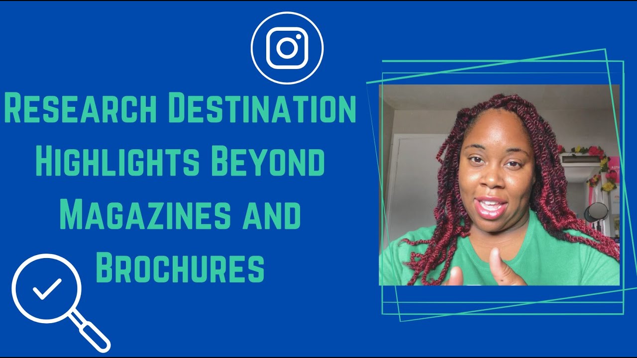 Research Destination Highlights Beyond Magazines and Brochures - YouTube