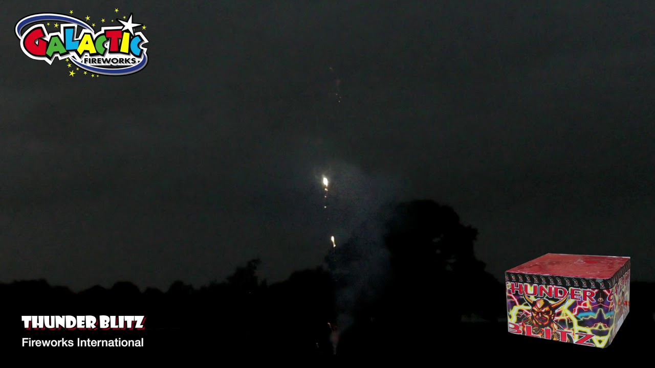 Thunder Blitz By Fireworks International - From Galactic Fireworks ...