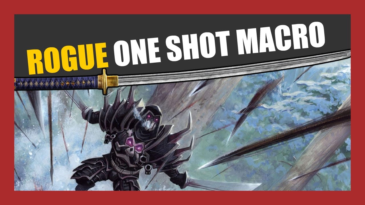 ROGUE ONE SHOT MACRO - 240K CRITS [5.4.8] A Guide To Stabbing - YouTube