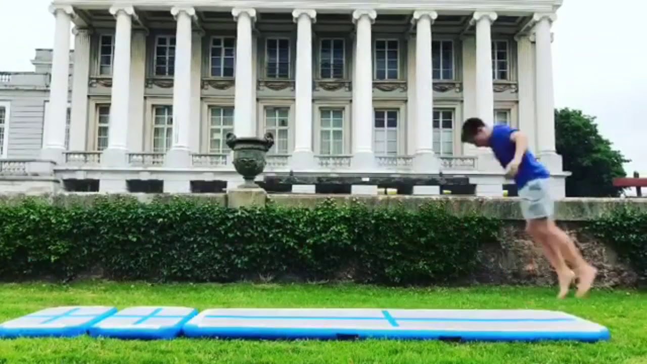 #gymnastics - Round of Back Salto - YouTube