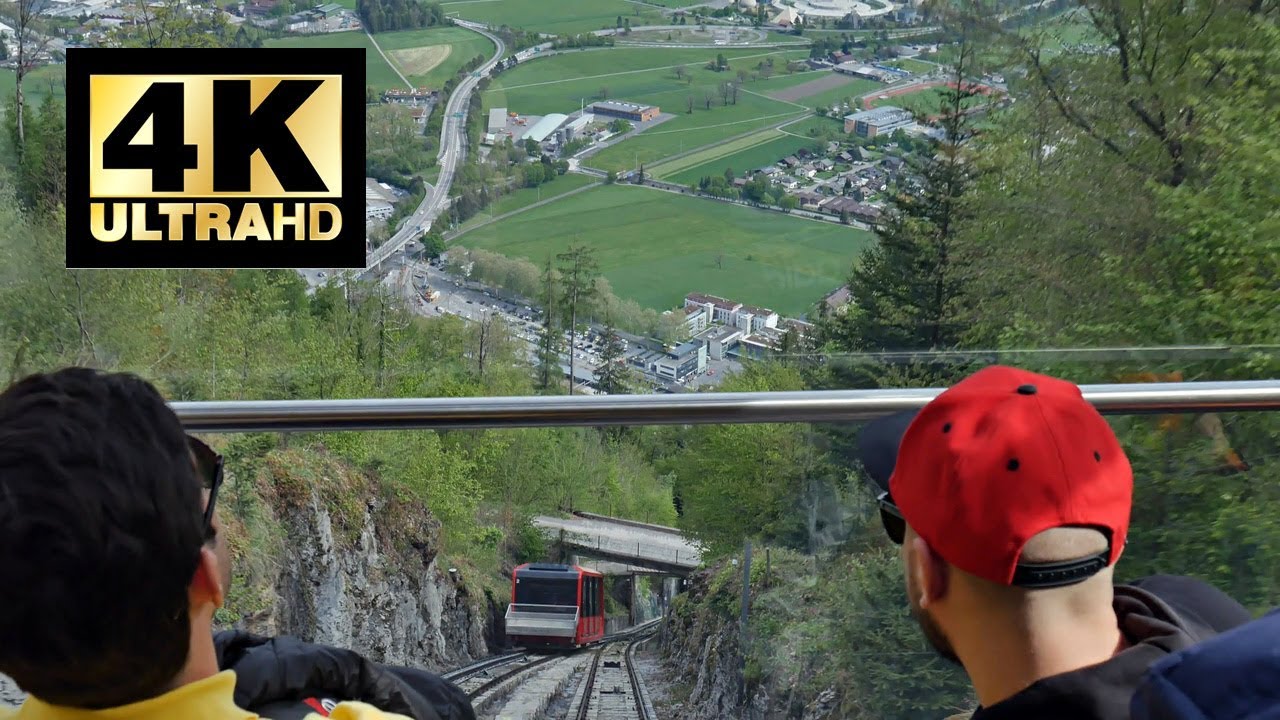 Take the Harder Kulm Funicular Railway to the Top of Interlaken ...