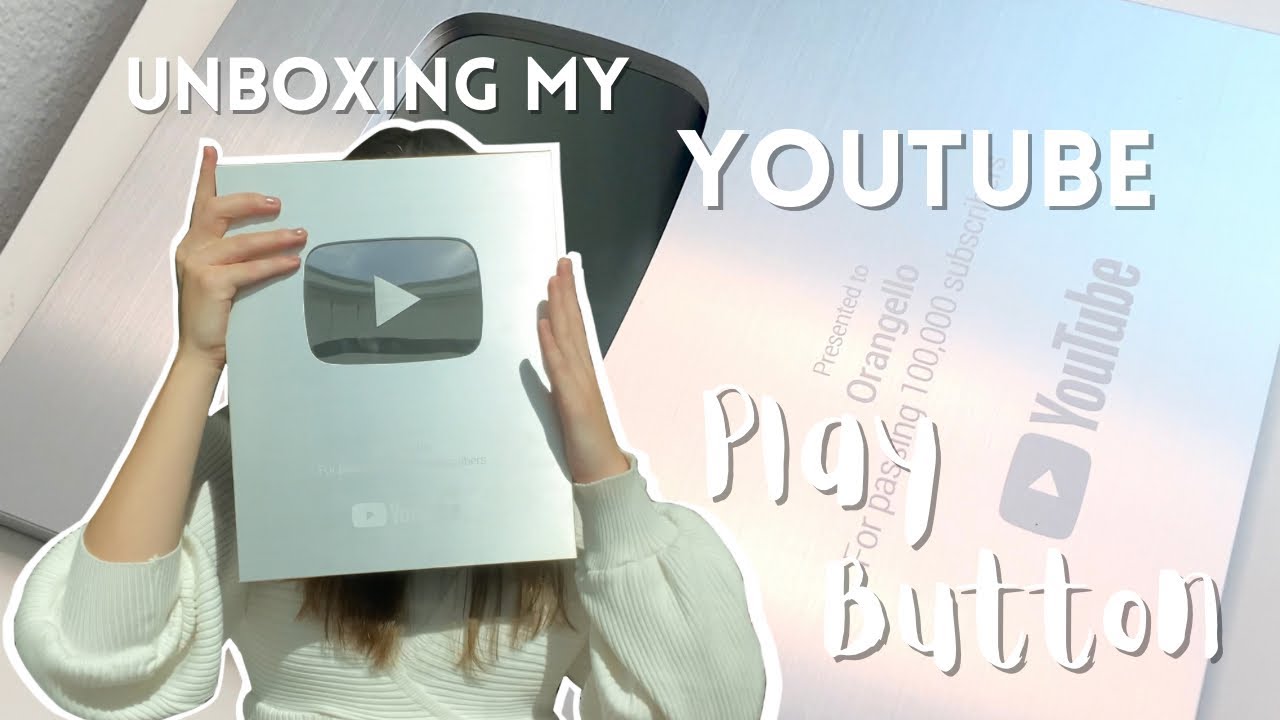 Unboxing My Silver Play Button 🎁| +Face Reveal - YouTube