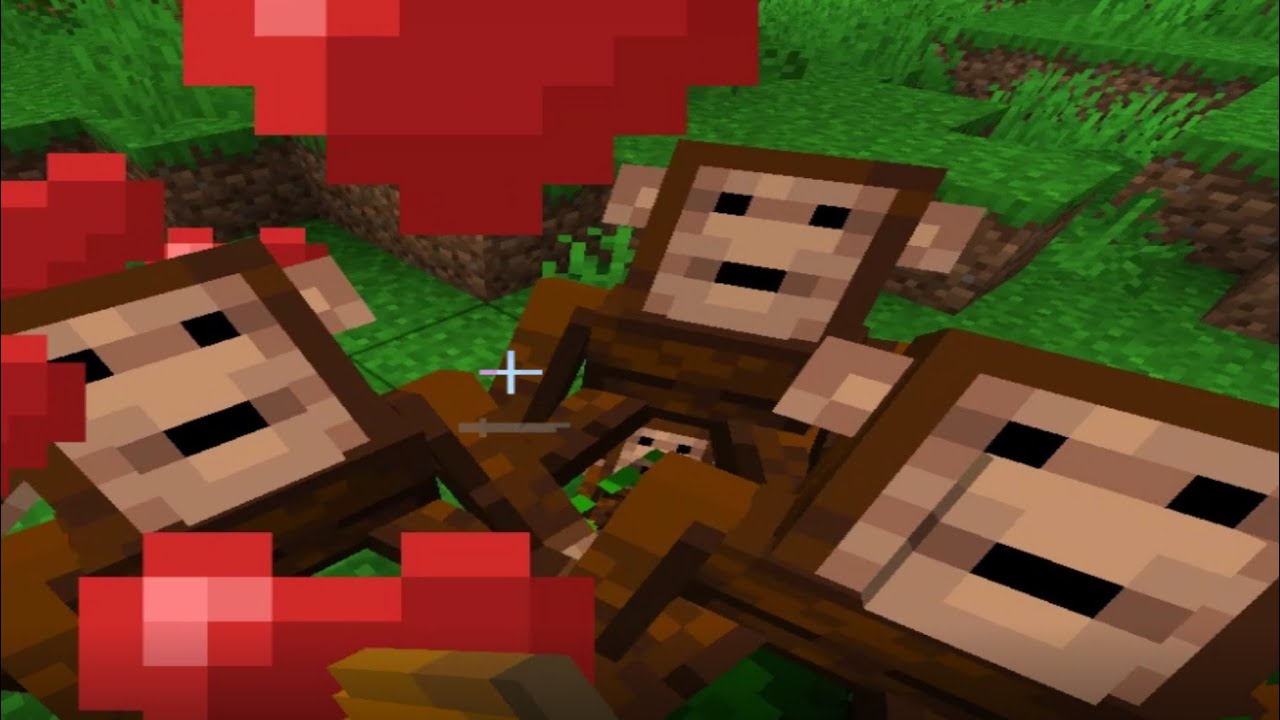 Os mamacos são muito fofos hehe | Minecraft - PokiDoki - YouTube